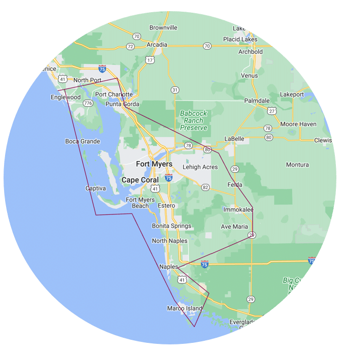Areas We Service | CCA Roofing